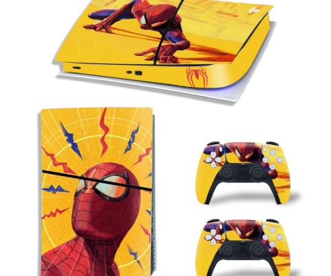 PS5 Slim Spider Man 2 3 Skins Console & Controller Wraps Cover Plates ...
