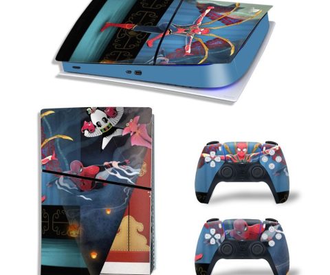 PS5 Slim Spider Man 2 3 Skins Console & Controller Wraps Cover Plates ...